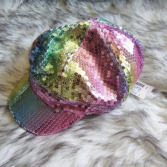 Justice | Accessories | Justice Rainbow Sequin Fashion Hat | Poshmark